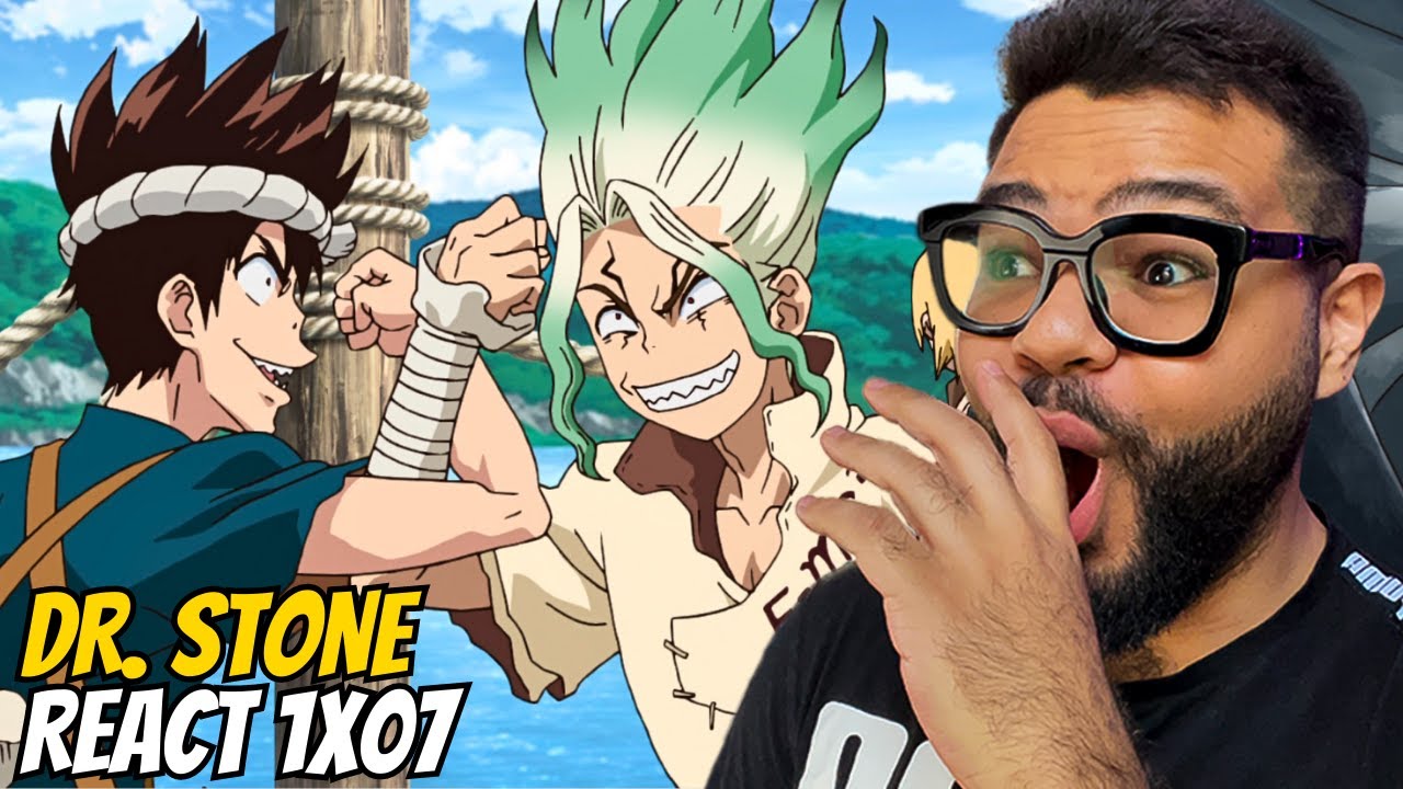 SENKU E CHROME, AMIGOS DA CIÊNCIA! DR. STONE Temporada 1 Episódio 7 ...