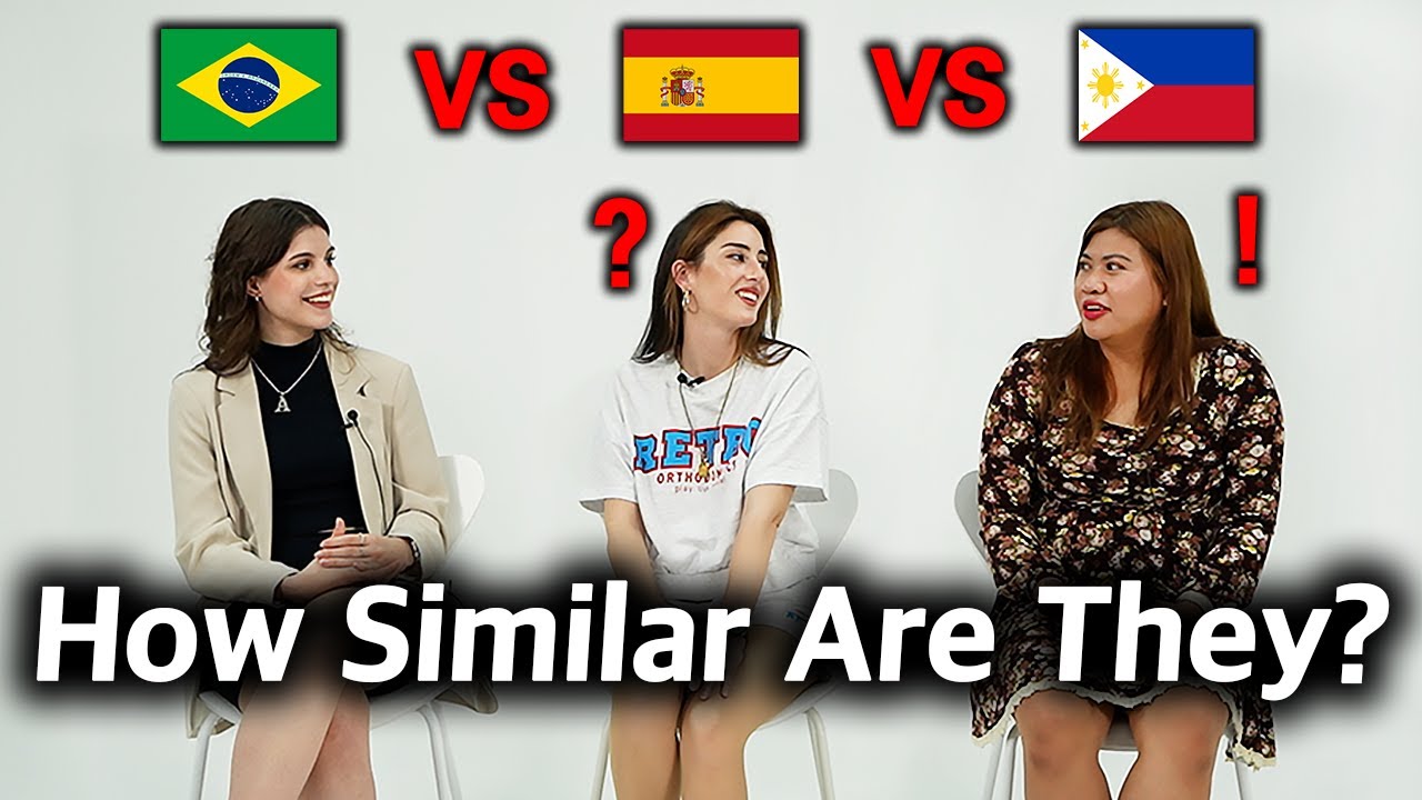 Spanish vs Portuguese vs Tagalog! Can they understand each other ...