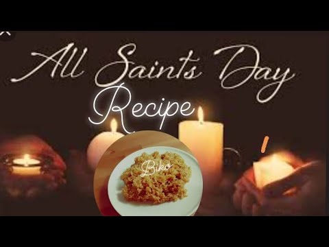 biko simple recipe | simple rice cake recipe | All Saint's Day - YouTube