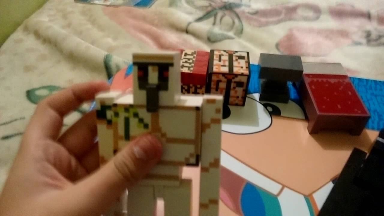 Muñecos de Minecraft articulados con bloques - YouTube