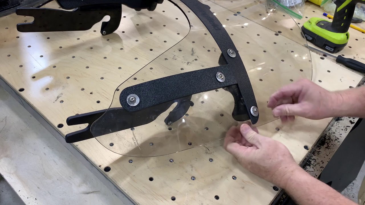 Indian Springfield Windshield Frame - YouTube