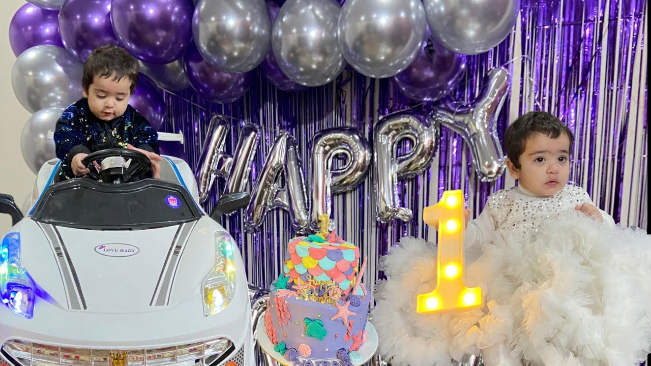 Nairah's 1st birthday - YouTube
