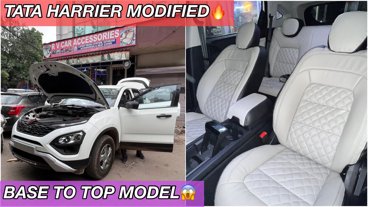 2022 HARRIER XE(Base) MODIFIED TO XZI(Top)🔥HARRIER INTERIOR MODIFIED🔥 ...