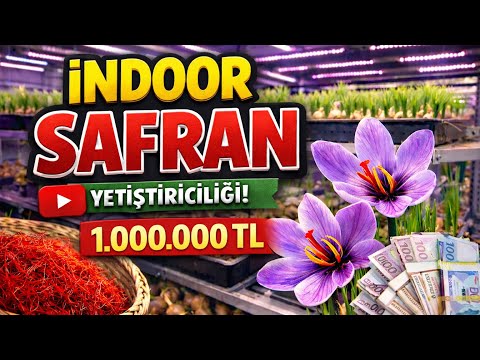 Safran Nasıl Yetiştirilir? | Topraksız Indoor Sistem ve Safranın Geleceği Tüm Detaylar #safran 