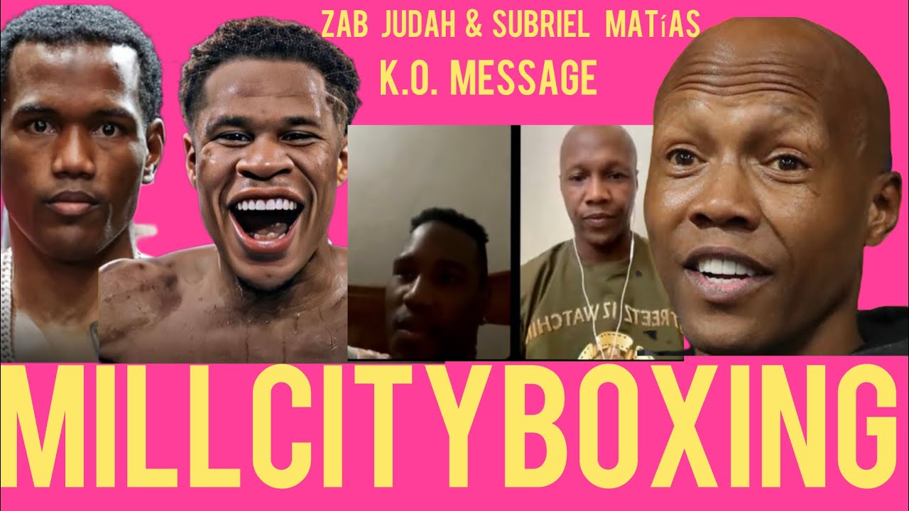 O Snap ! 😱 Subriel Matias about To Check Zab Judah & Reveals How He ...
