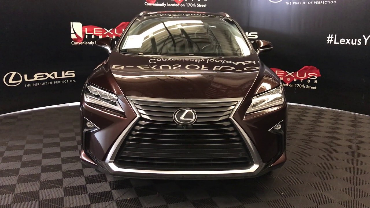 Brown 2016 Lexus RX 350 Executive Package Review Edmonton Alberta ...
