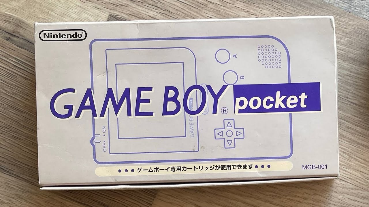 Game Boy Pocket Grey MGB-001 - YouTube