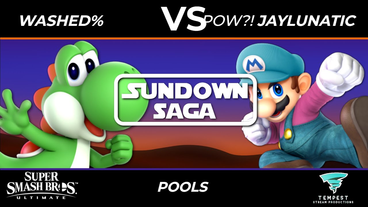 Washed% (Yoshi) vs POW?! | JayLunatic (Mario) - Ultimate Pools ...