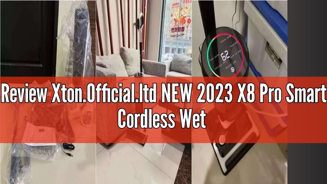 Review Xton.Official.ltd NEW 2023 X8 Pro Smart Cordless Wet & Dry Vacuum Cleaner 2 in 1 Vacuum ...