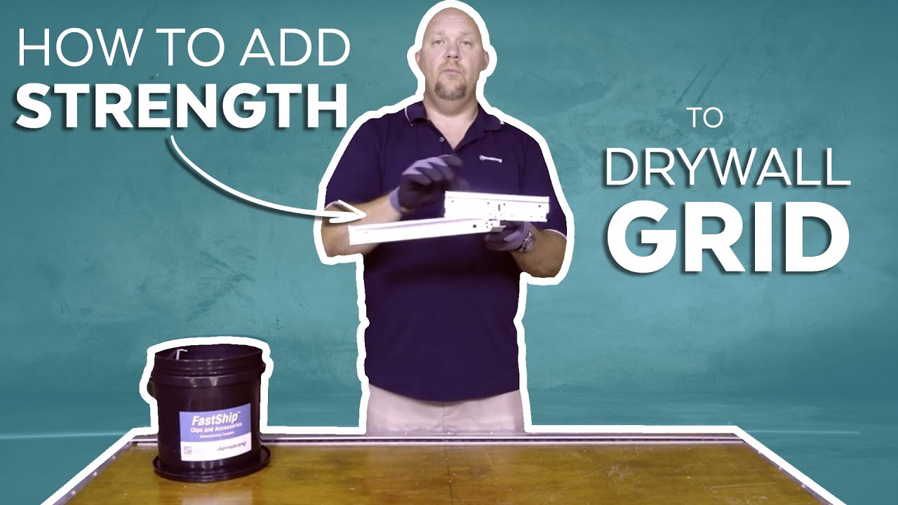 See How to Add Strength to Acoustical Grid | Support Hanger SH12 ...