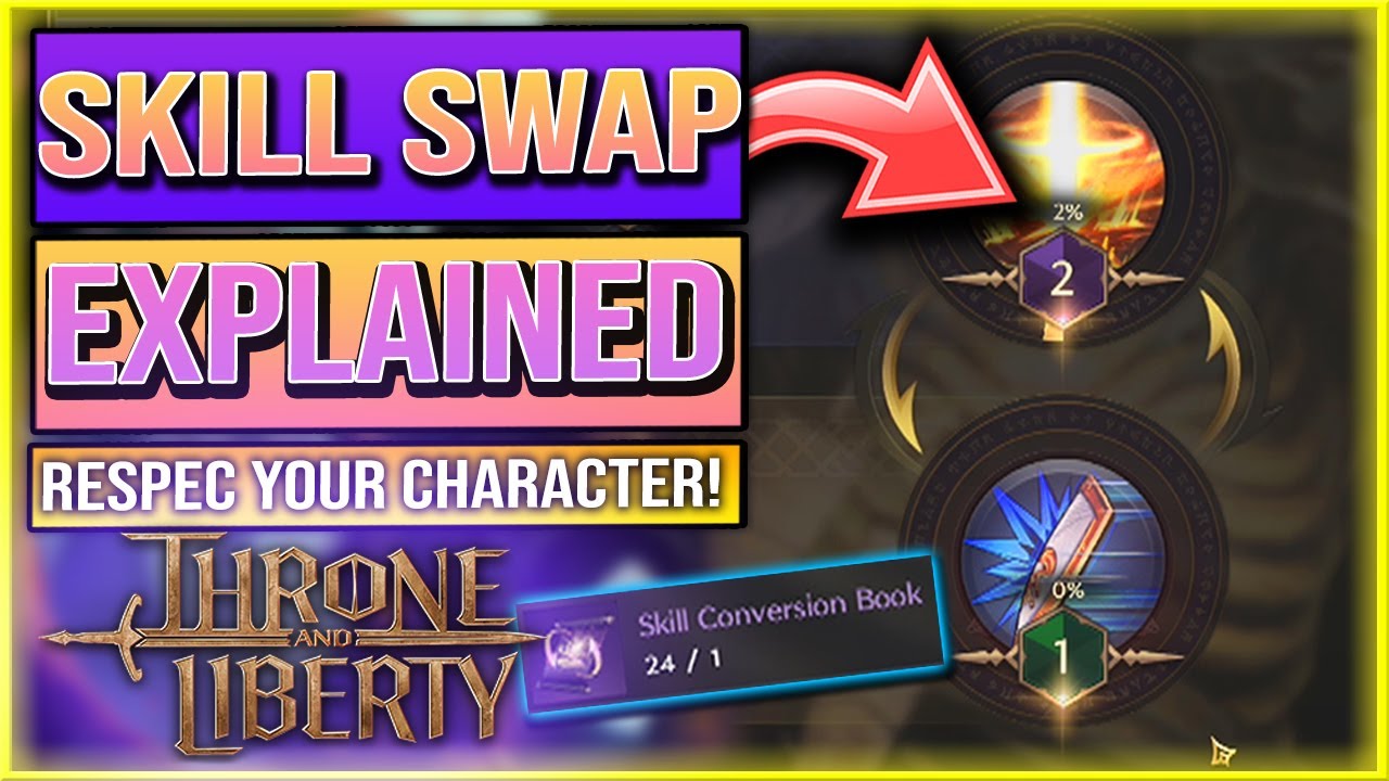 HOW TO USE SKILL CONVERSION BOOKS IN Throne And Liberty - Respec Your ...