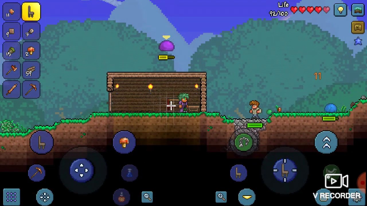 Terraria Mobile Ep1 - YouTube