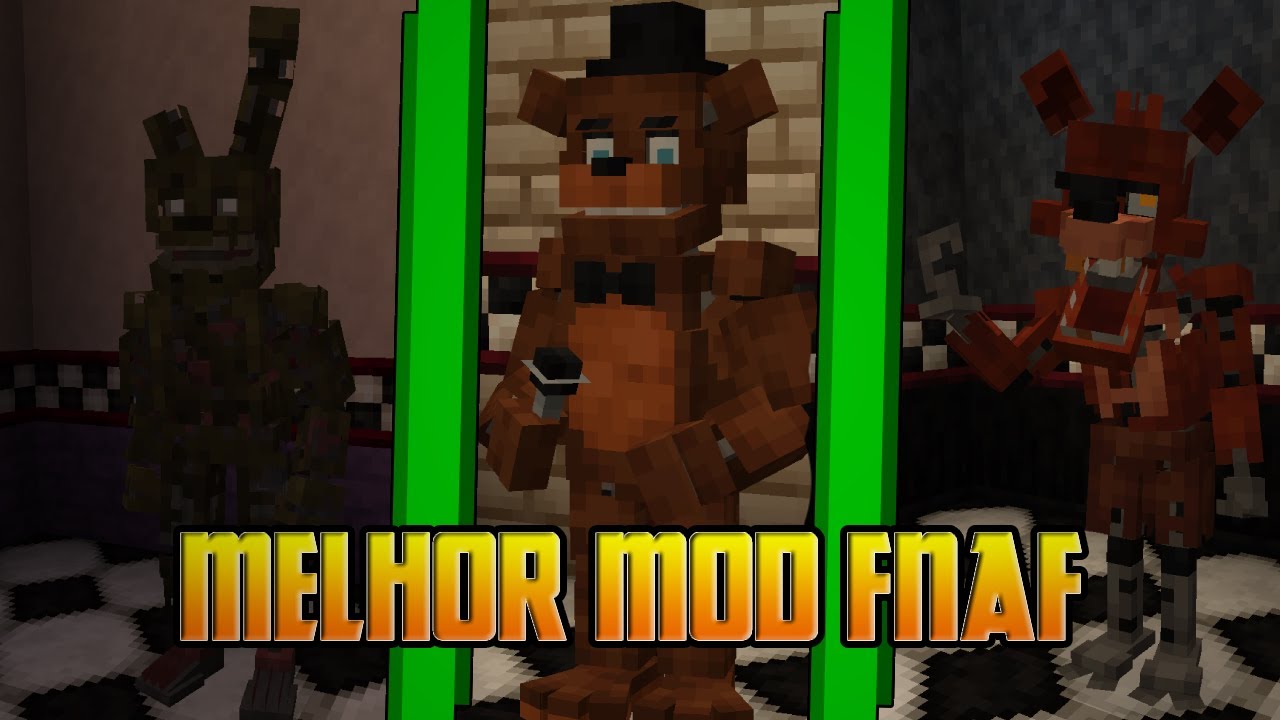 *NOVO* Mod de five nights at freddy's para Minecraft!!! (Minecraft Java ...