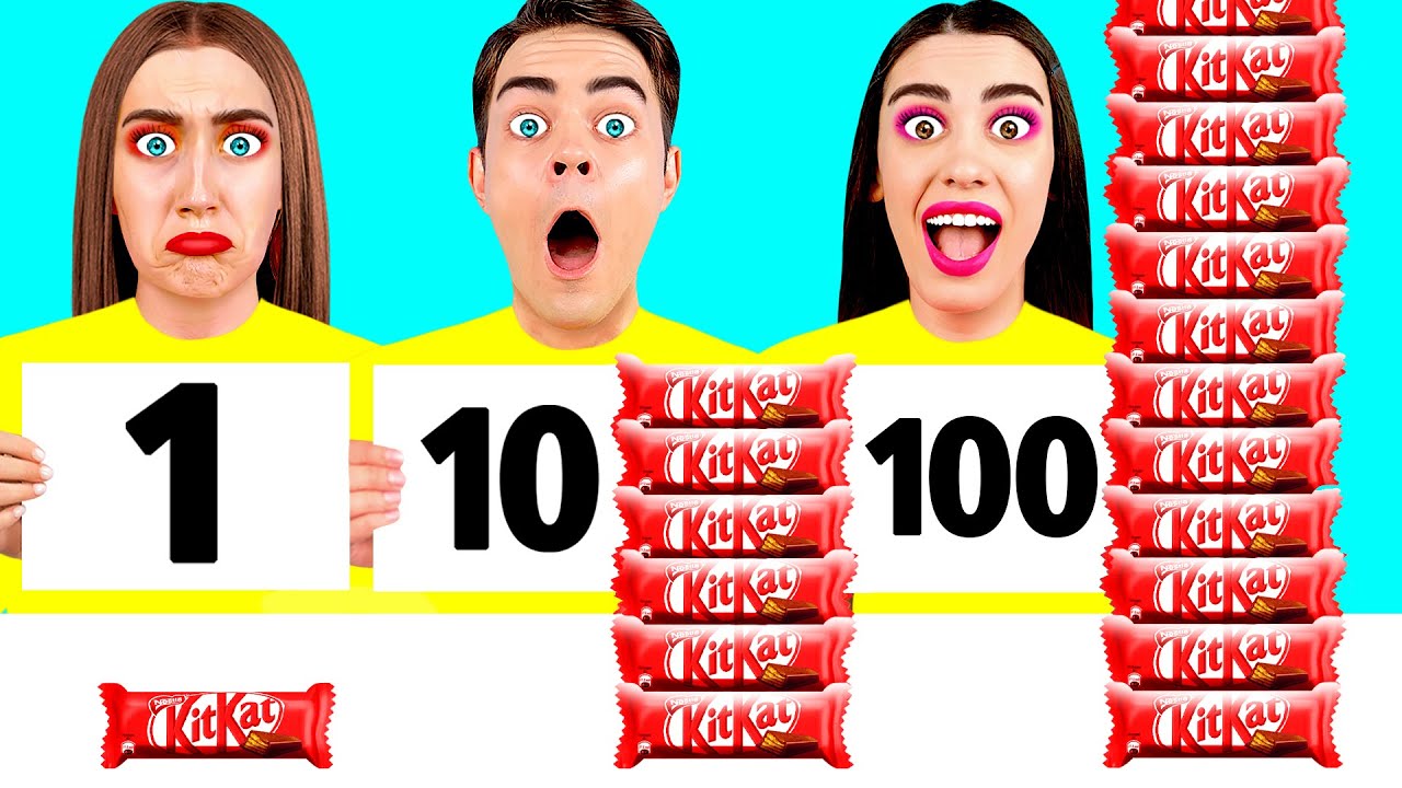 100 Layers of Food Challenge | Funny Food Challenges by RaPaPa Best ...