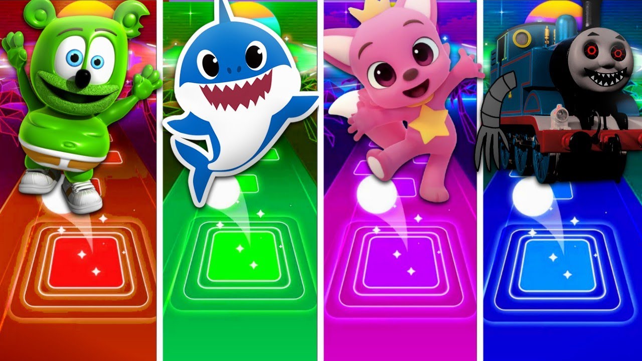 Gummy Bear 🆚 Baby Shark 🆚 Pinkfong 🆚 Thomas the Train exe. 🎵 Who Is ...