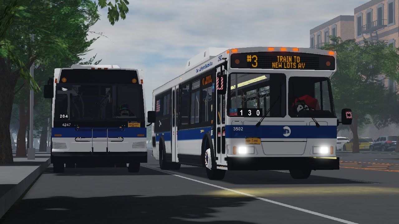 MTA Orion VII Next Generation Hybrid 4247 on the (3) Subway Shuttle ...