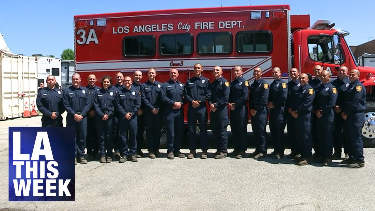 Los Angeles Fire Department Graduation of Crew 4 - YouTube