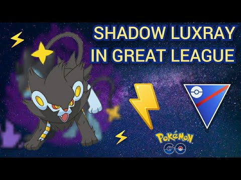 NEW *SHADOW* LUXRAY IS AN INCREDIBLE CLOSER IN THE GREAT LEAGUE ...