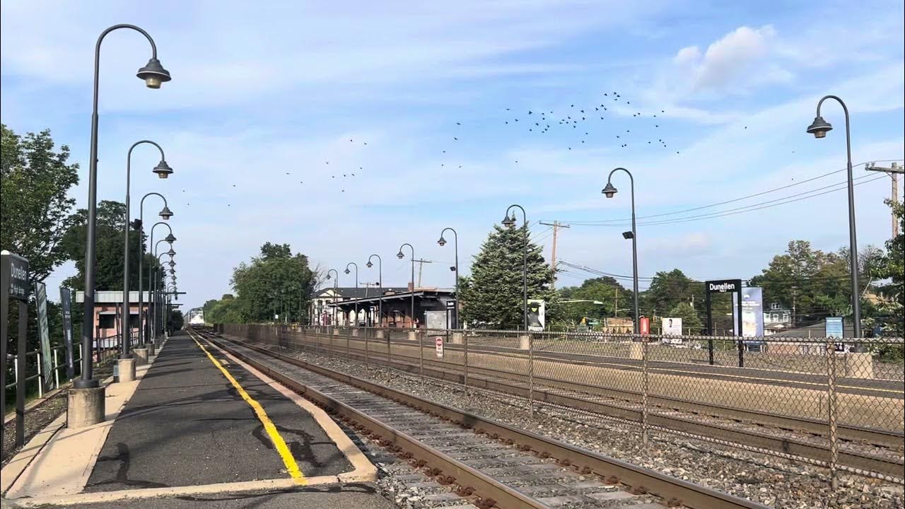 NJT 4546 ALP45A leads NJT 5733 with a Very friendly engineer (2 shaves!) - YouTube