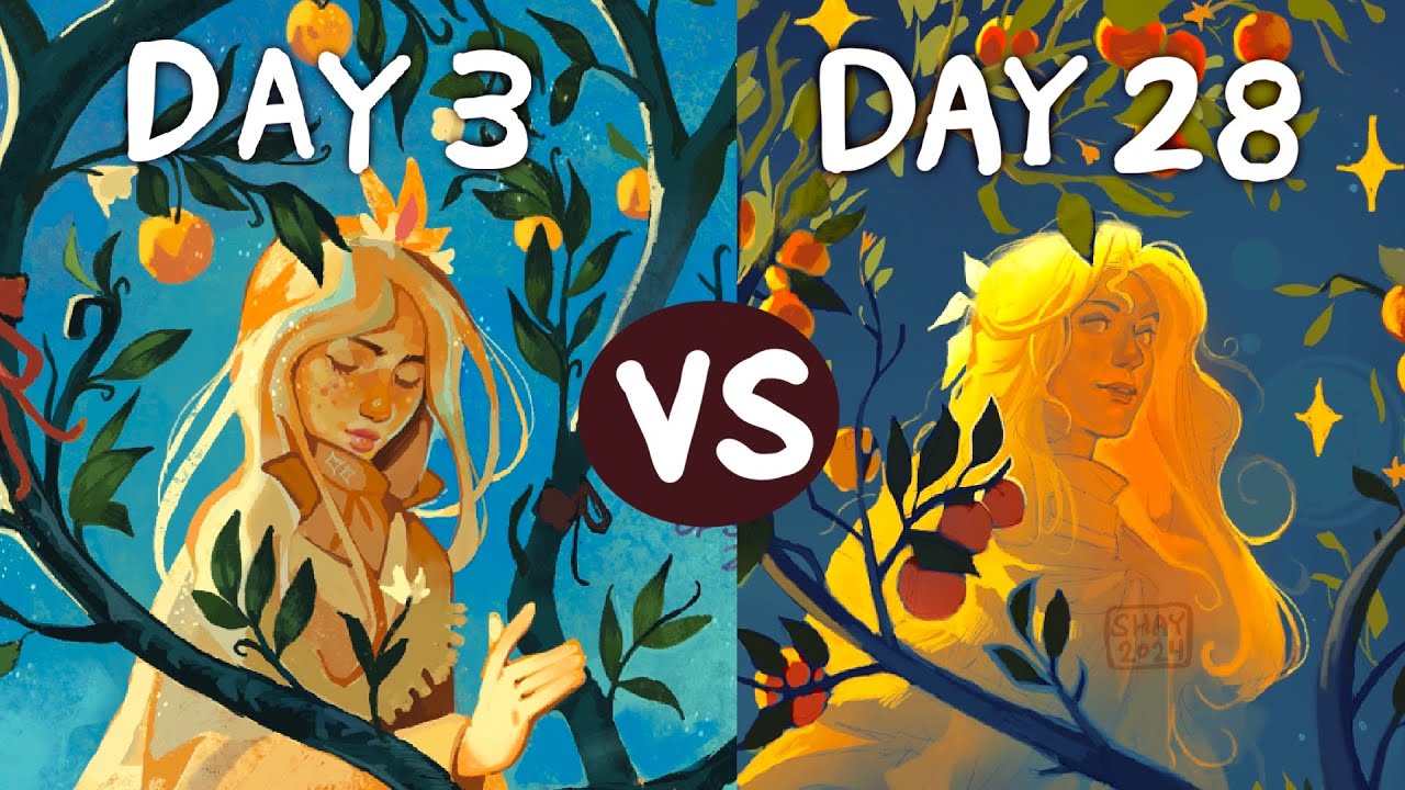 I tried drawing everyday for a month, this is what I learned (Jan 2024 ...