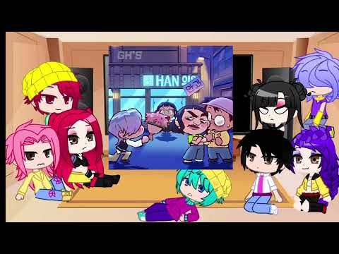 HUNTR/X Y SAJA BOYS REACCIONAN A SUS SHIPS #edit #kpopdemonhuntersedit 