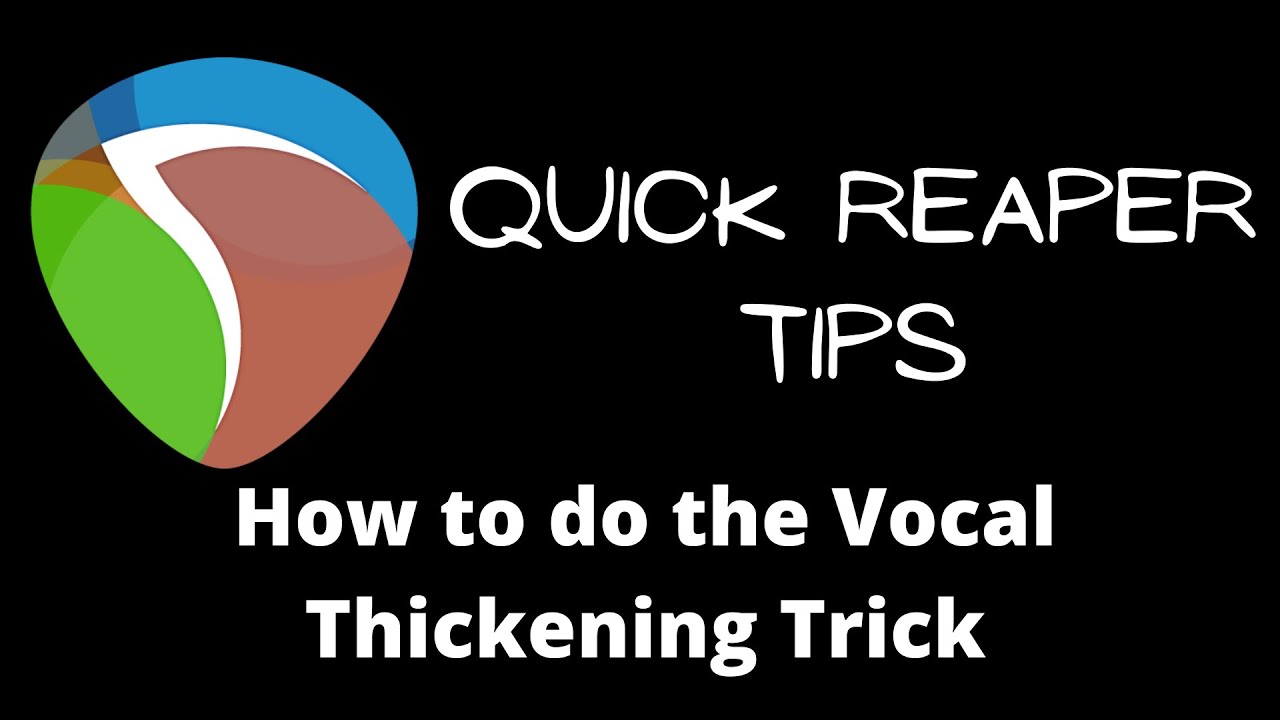 Quick Reaper Tips 5: Vocal Thickening Trick - YouTube