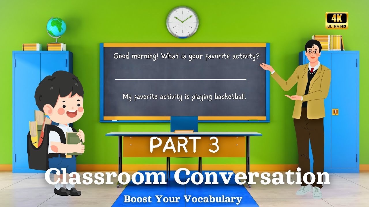 Classroom English Conversation | Classroom Dialogues | Daily ...