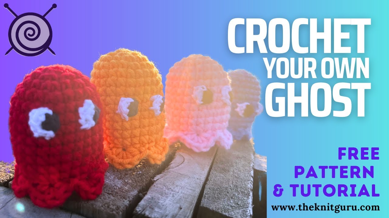 Crochet Ghost - Free Pattern and Tutorial - YouTube