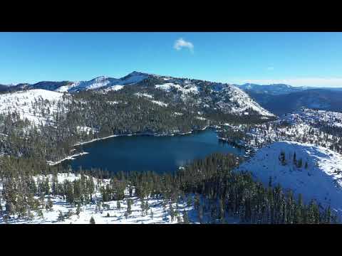 Lake Aloha - 1st snow in November 2020 - YouTube