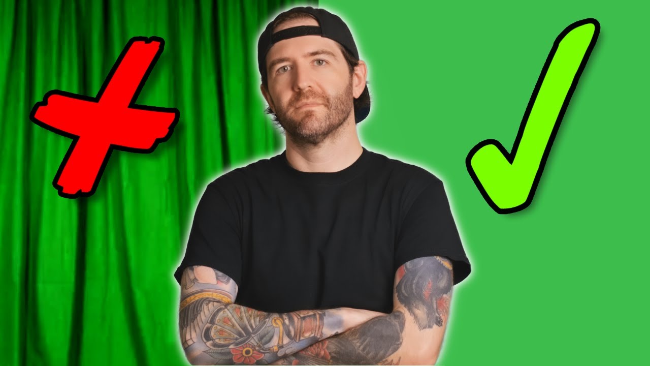Do THIS for a PERFECT GREEN SCREEN - YouTube