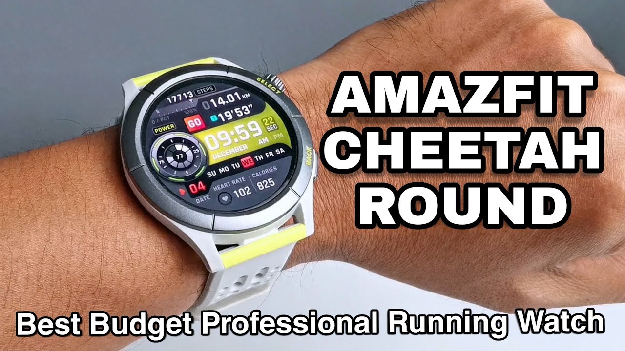 Amazfit Cheetah Round unboxing, features and Test run - YouTube