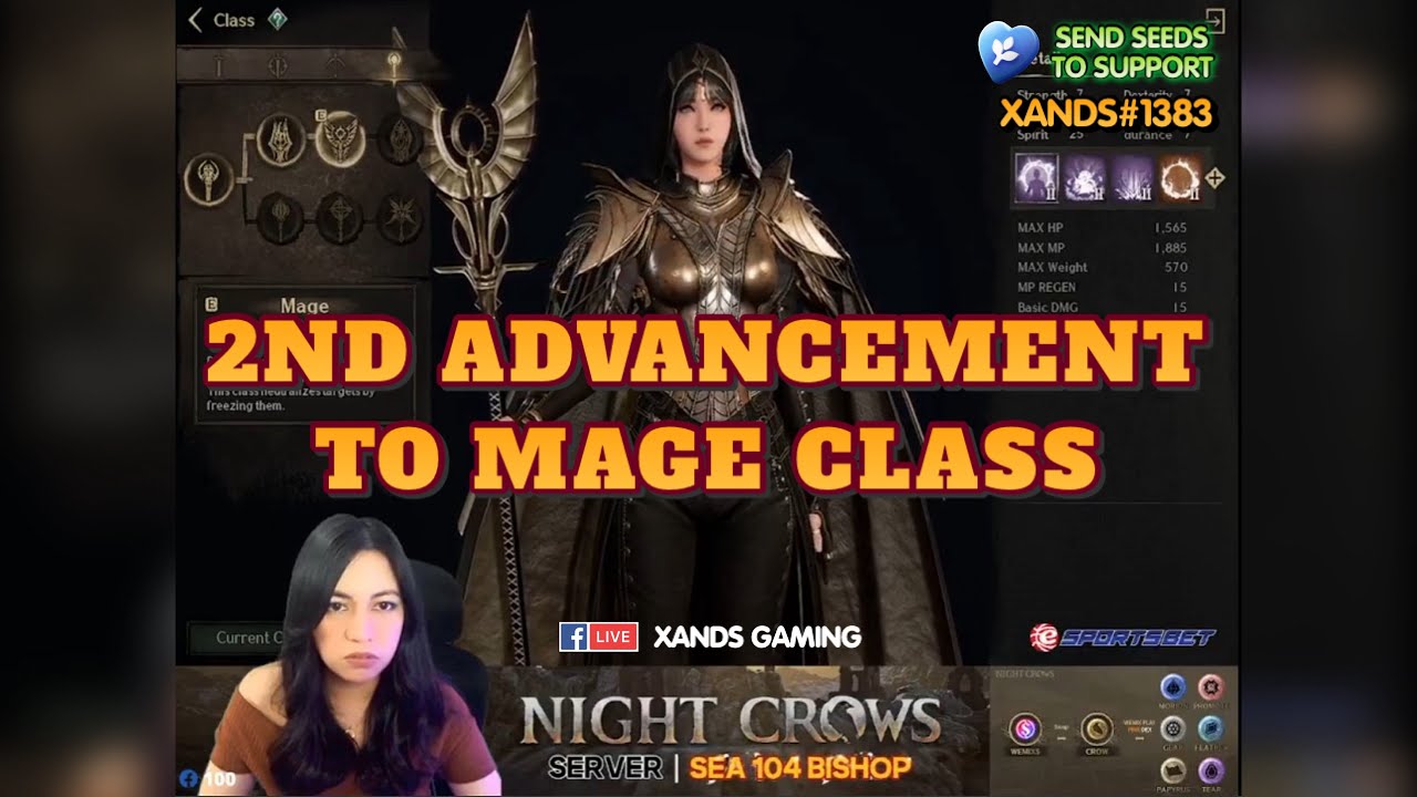 NIGHT CROWS: 2ND ADVANCEMENT TO MAGE CLASS - YouTube