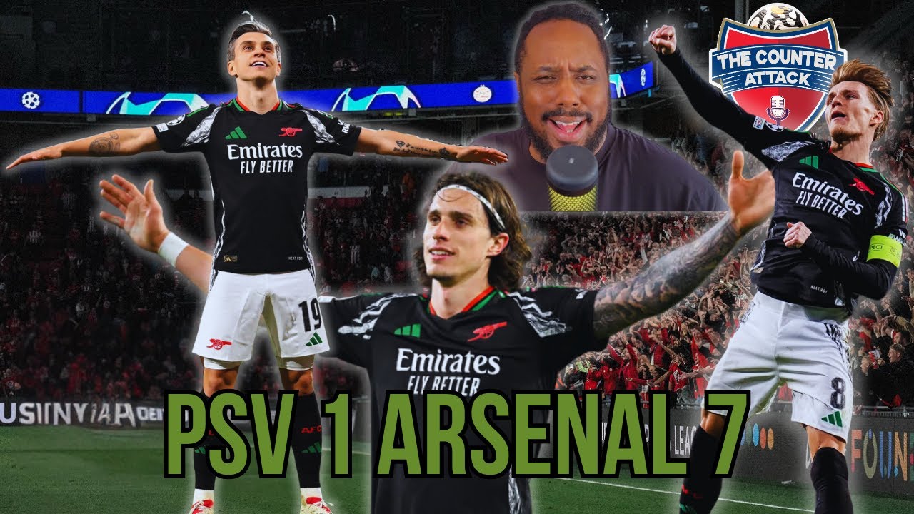PSV 1 Arsenal 7 | Book The Madrid Trip - YouTube