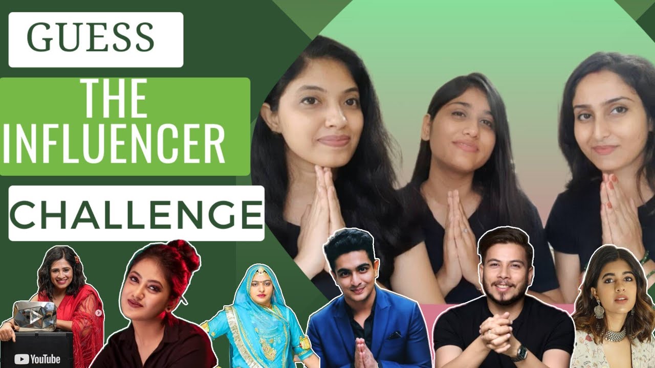 Guess the Influencer Challenge /Guess the Youtuber Challenge - YouTube