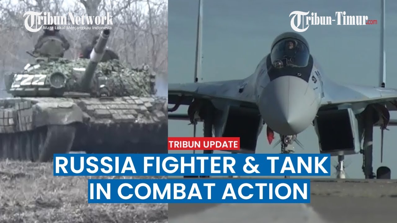 🔴 Russia shows footage of Su-25S fighters and tank crews in action ...