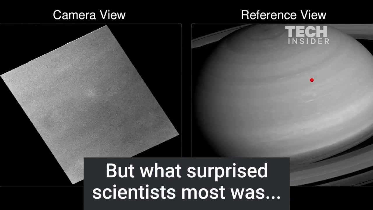 NASA released its first incredible video of our closest look at Saturn ...