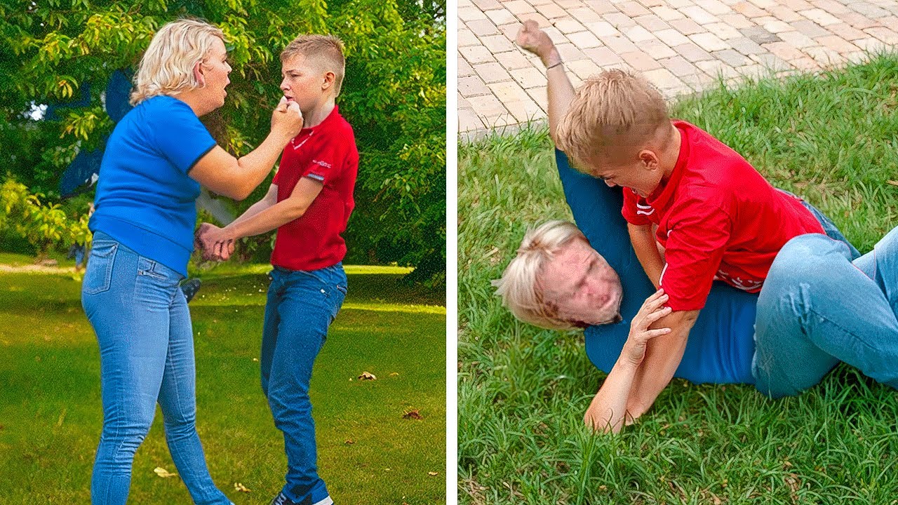 When Kids Fight Back Karens! - YouTube