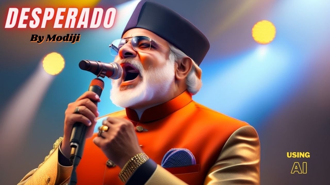 Narendra Modiji's AI Sings "Desperado" - YouTube