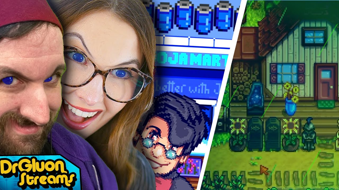 The most CURSED playthrough of Stardew Valley with Vixella and DrGluon ...