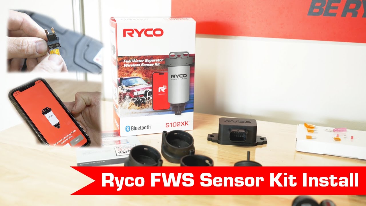 How to install Ryco's Fuel Water Separator Bluetooth Sensor - YouTube