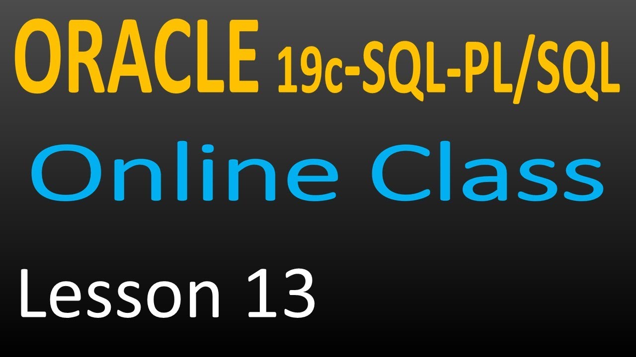 Oracle Online Class 13 Identity Columns In Oracle SQL YouTube Oracle Online Class 13 Identity Columns In Oracle SQL YouTube