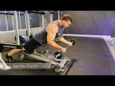 Spider curls – Straight bar - YouTube