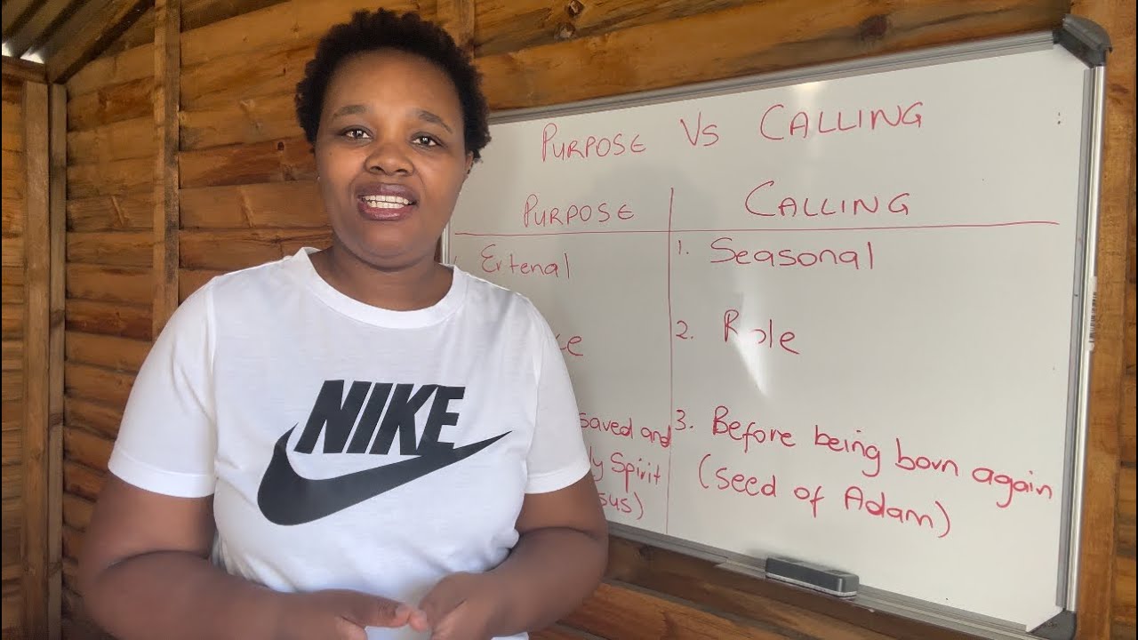 How to differentiate Purpose VS Calling - YouTube