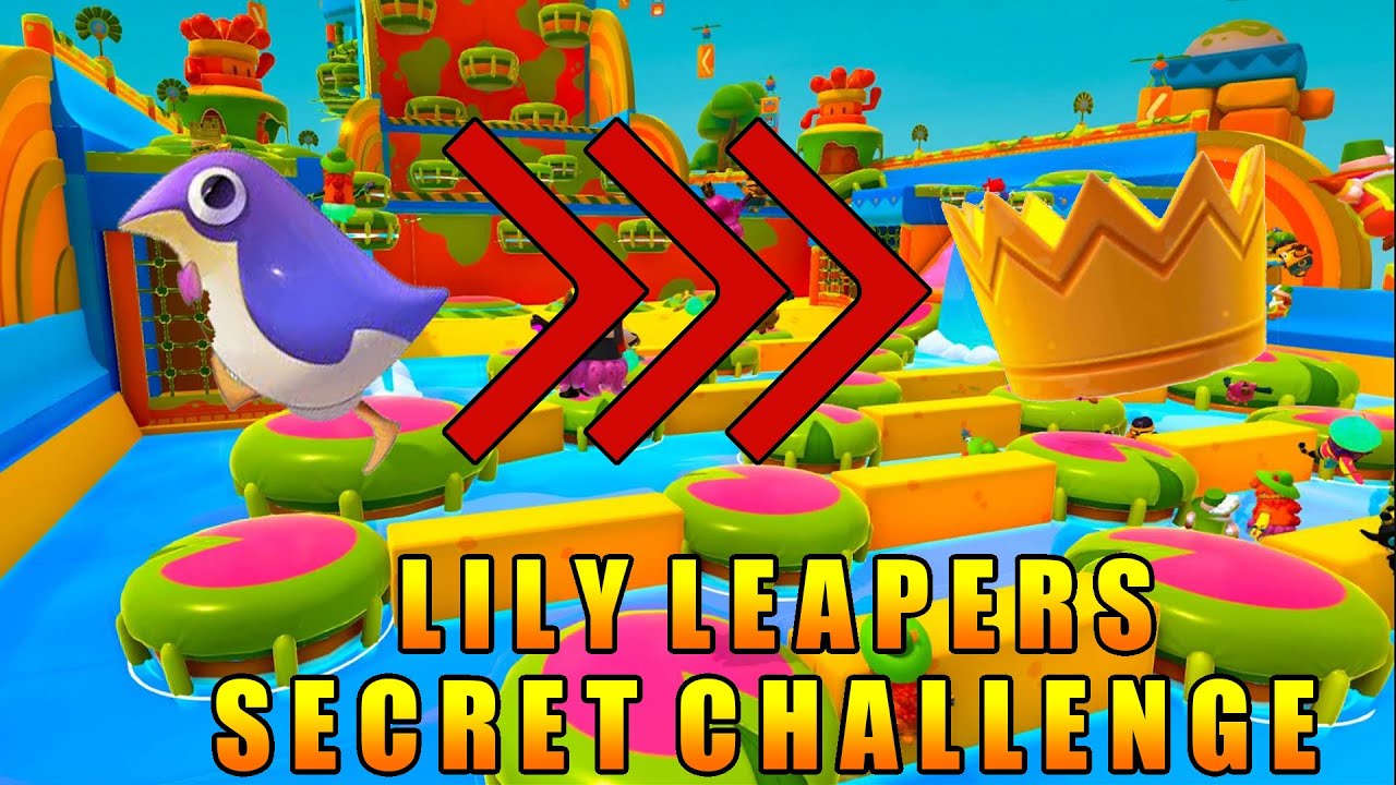 Fall Guys: LILY LEAPERS PEGWIN SECRET? (finishing lily leapers holding ...