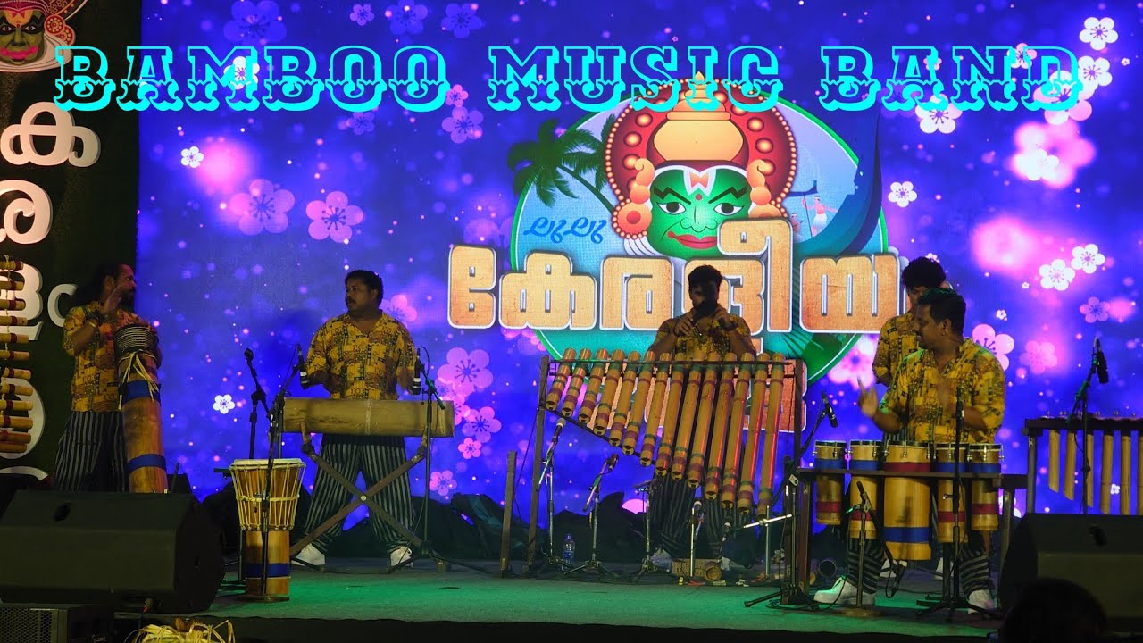 BAMBOO MUSIC BAND | KERALEEYAM 2023 | VAYALI BAMBOO MUSIC | LULU ...