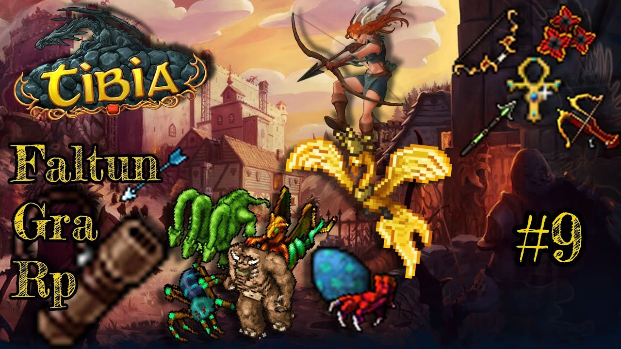 Tibia RP #9, Eskorta Medusa Tower, Familiar Jest Piękny, Exotic, Banuta - YouTube