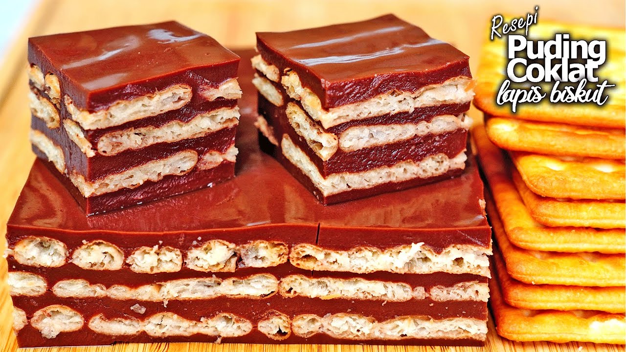 Resepi puding coklat milo lapis biskut simple dan sedap dari yang lain ...