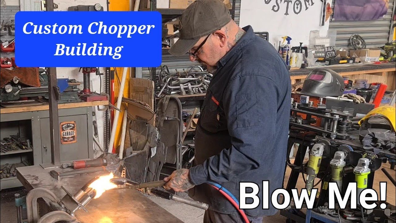 Handmade Custom Harley Chopper Build 1k Shakedown Pt3 - YouTube