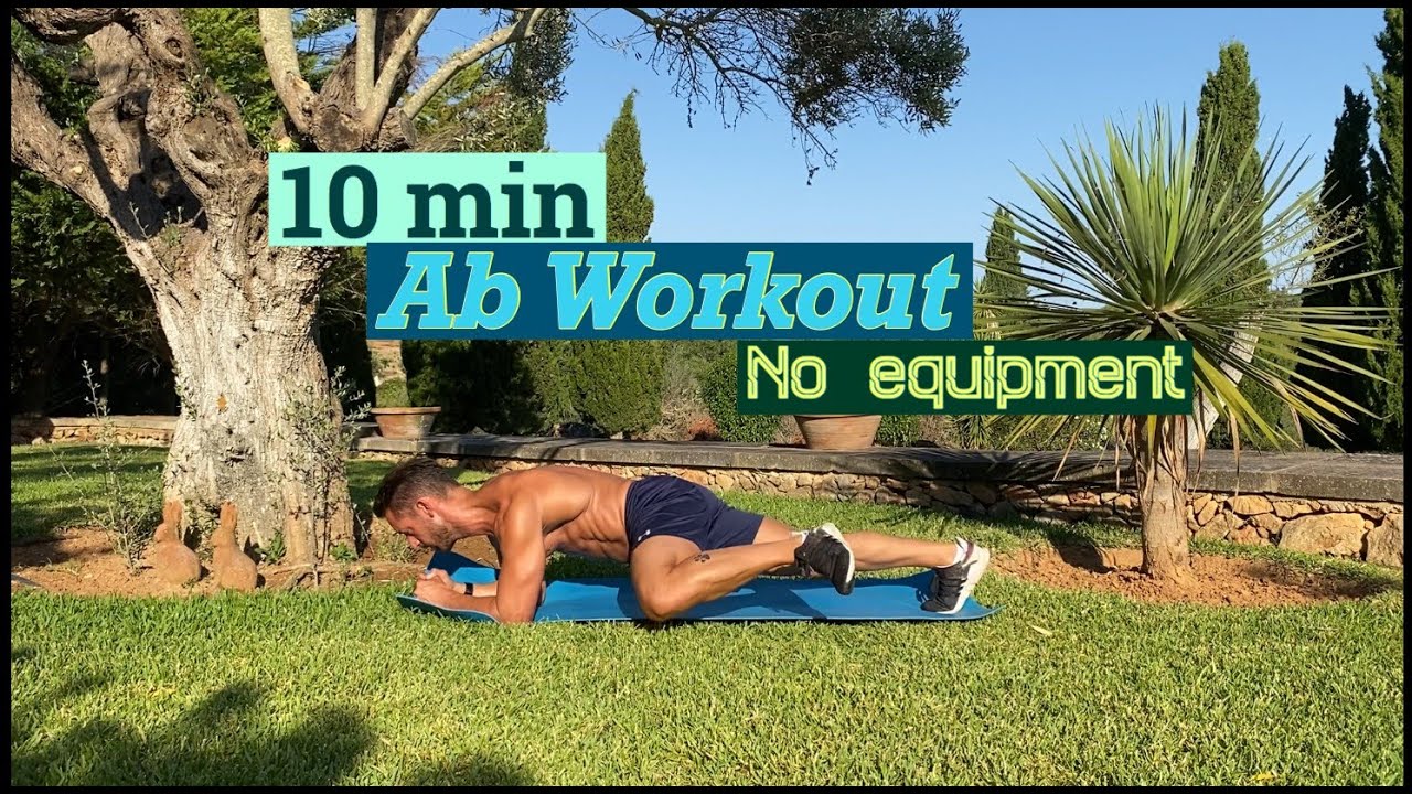 10 min AB WORKOUT// No equipment I Arne Derricks - YouTube
