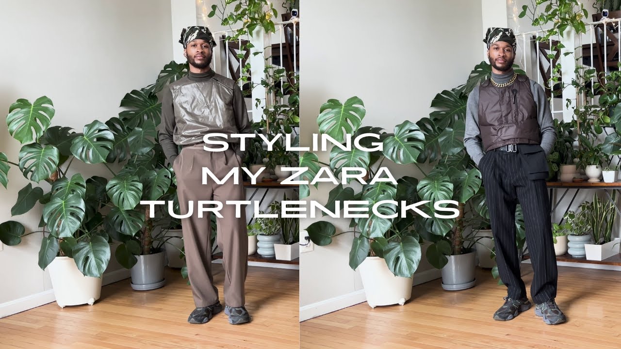 Styling my Zara Turtle Necks - YouTube